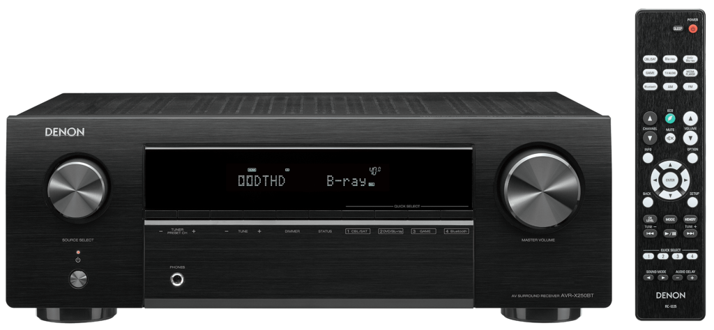 Buy DENON AVR- X550BT 5.2 CH. AV RECEIVER WITH BLUETOOTH - TechAccess Shop