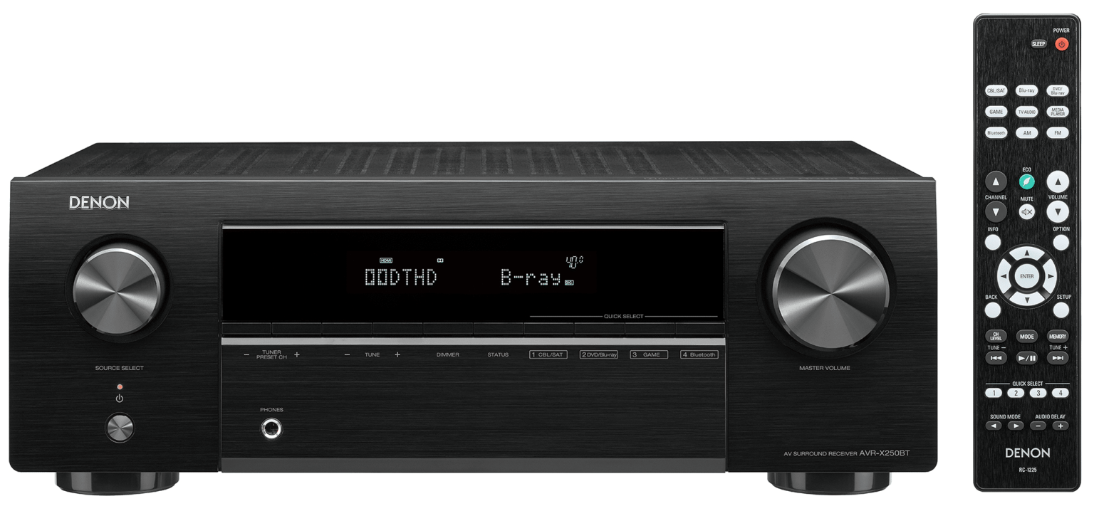 Buy DENON AVR- X550BT 5.2 CH. AV RECEIVER WITH BLUETOOTH - TechAccess Shop